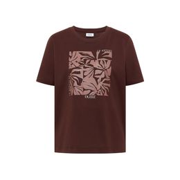 Tchibo - Cecil Placement-Shirt - Damen - Gr. S - braun