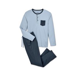 Tchibo - Pyjama - Herren - Gr. L - dunkelblau