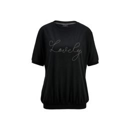Tchibo - Shirt mit Fledermaus&auml;rmeln - Damen - Gr. L - schwarz