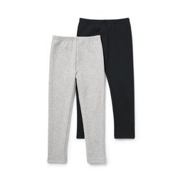 Tchibo - 2 Kinder Thermoleggings mit angerauter Innenseite - Kinder - Gr. 170/176 - schwarz