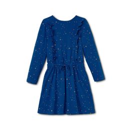 Tchibo - Jerseykleid - M&auml;dchen - Gr. 98/104 - blau/print