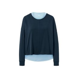 Tchibo - 2-in-1-Sportshirt - Damen - Gr. XL - dunkelblau