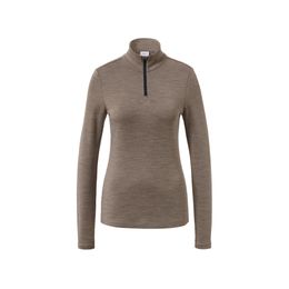 Tchibo - Shirt mit RWS-zertifizierter Wolle - Damen - Gr. XS - taupe