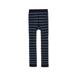 Tchibo - 2 Paar Thermoleggings - Gr. 122/128 - dunkelblau/gestreift