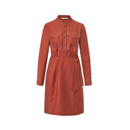 Tchibo - Hemdblusen-Kleid - Damen - Gr. 34 - rostrot
