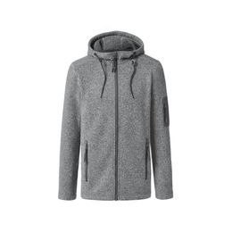 Tchibo - Strickfleece-Jacke - Herren - Gr. S - grau