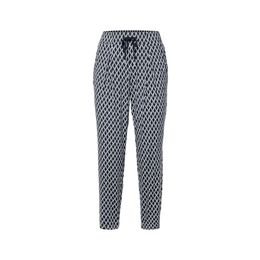Tchibo - Bedruckte Jerseyhose - Damen - Gr. M - dunkelblau/print