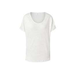 Tchibo - Shirt aus Leinenmix - Damen - Gr. S - wei&szlig;