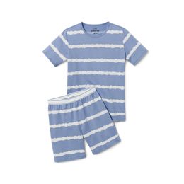 Tchibo - Pyjama aus Bio-Baumwolle - Jungen - Gr. 122/128 - blau