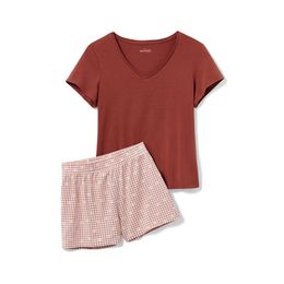 Tchibo - Shorty-Pyjama - Damen - Gr. M - wei&szlig;