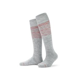 Tchibo - Thermo-Kniestr&uuml;mpfe mit Merinowolle - Damen - Gr. 35-38 - hellgrau