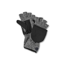 Tchibo - Strickfleece-Klappf&auml;ustlinge - Unisex - Gr. 6,5 - schwarz
