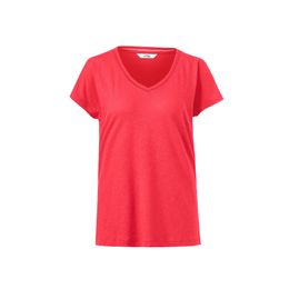 Tchibo - Shirt aus Leinenmix - Damen - Gr. M - rot
