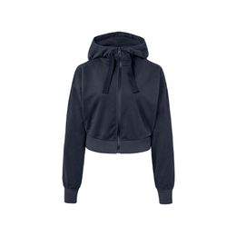 Tchibo - Kurze Sport-Sweatjacke - Damen - Gr. XS - dunkelblau