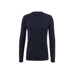 Tchibo - Funktionsshirt mit Wolle - Herren - Gr. M - dunkelblau