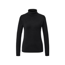 Tchibo - Gerippter Rollkragenpullover - Damen - Gr. XXL - schwarz