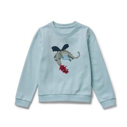 Tchibo - Kinder-Sweatshirt mit angerauter Innenseite - Baby - Gr. 62/68 - hellblau