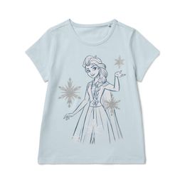 Tchibo - Kinder-T-Shirt &raquo;Eisk&ouml;nigin&laquo; - M&auml;dchen - Gr. 122/128 - hellblau/print