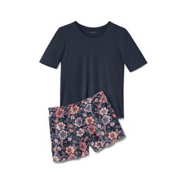 Tchibo - Shorty-Pyjama - Damen - Gr. M - dunkelblau