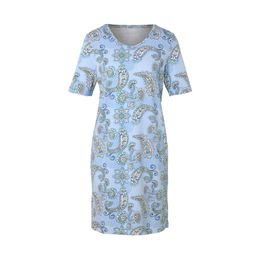 Tchibo - Nachthemd - Damen - Gr. S - hellblau/paisley
