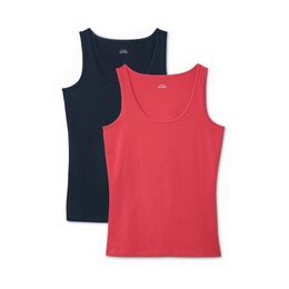 Tchibo - 2 Tops - Damen - Gr. S - dunkelblau