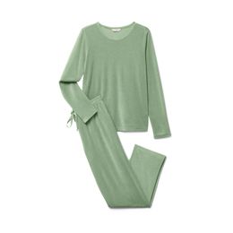 Tchibo - Nicki-Pyjama-Set - Damen - Gr. XL - hellgr&uuml;n