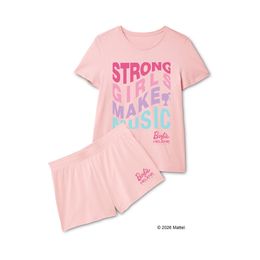 Tchibo - Barbie loves Helene Fischer Shorty-Pyjama-Set - Damen - Gr. S - rosa/print