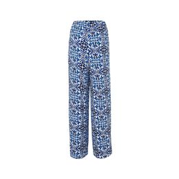 Tchibo - Bedruckte Palazzohose - Damen - Gr. XL - wei&szlig;/print