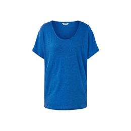 Tchibo - Shirt aus Leinenmix - Damen - Gr. XL - blau