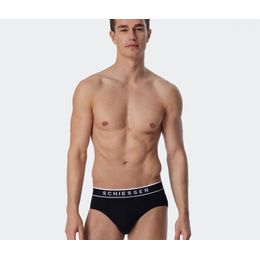 5 Schiesser Rio-Slips - Herren - Gr. M/5 - schwarz