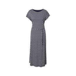 Tchibo - Bedrucktes Jerseykleid - Damen - Gr. XL - dunkelblau/print
