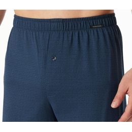 2 Schiesser Jersey-Boxer - Herren - Gr. Xxl/8 - dunkelblau/print