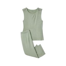 Tchibo - Pyjama - Damen - Gr. S - gr&uuml;n