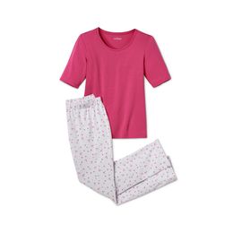Tchibo - Pyjama - Damen - Gr. S - grau/print