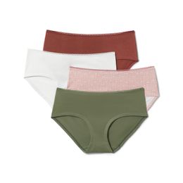 Tchibo - 4 Pantys - Damen - Gr. XL - olivgr&uuml;n