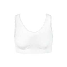 Tchibo - Seamless-Bustier - Damen - Gr. L - wei&szlig;