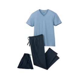 Tchibo - Jersey-Pyjama - Herren - Gr. XXL - dunkelblau