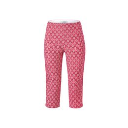 Tchibo - Bedruckte Stretchhose in 3/4-L&auml;nge - Damen - Gr. 36 - wei&szlig;/print