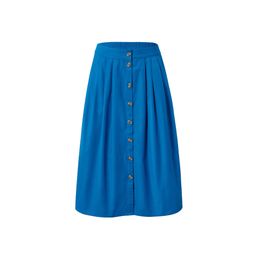 Tchibo - Midirock mit Knopfleiste - Damen - Gr. 42 - blau