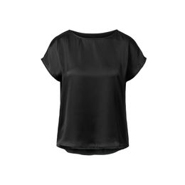 Tchibo - Shirt mit Satinfront - Damen - Gr. 48 - schwarz