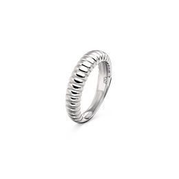 Tchibo - 925 Silber Ring Ribbed - Damen - Gr. 18 - silber