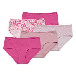 Tchibo - 5 Pantys - Damen - Gr. XL - rosa/print