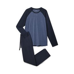 Tchibo - Pyjama-Set - Herren - Gr. S - blau