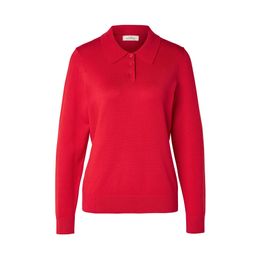 Tchibo - Feinstrickpullover mit Polokragen - Damen - Gr. S - rot
