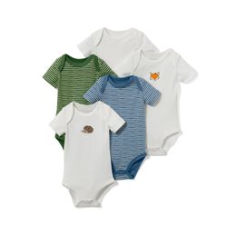 Tchibo - 5 Baby-Bodys - Baby - Gr. 86/92 - wei&szlig;