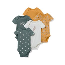 Tchibo - 5 Baby-Bodys - Baby - Gr. 50/56 - blau