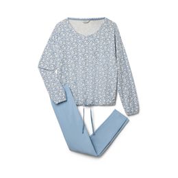 Tchibo - Leggings-Pyjama - Damen - Gr. S - hellblau/gebl&uuml;mt