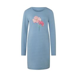Tchibo - Nachthemd - Damen - Gr. XXL - blau/print