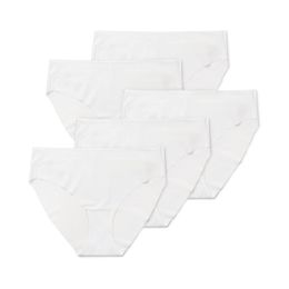 Tchibo - 5 Magic-Cut-Slips - Damen - Gr. L - wei&szlig;