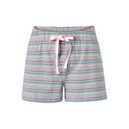 Tchibo - 2 Jersey-Shorts - Damen - Gr. S - grau/gestreift